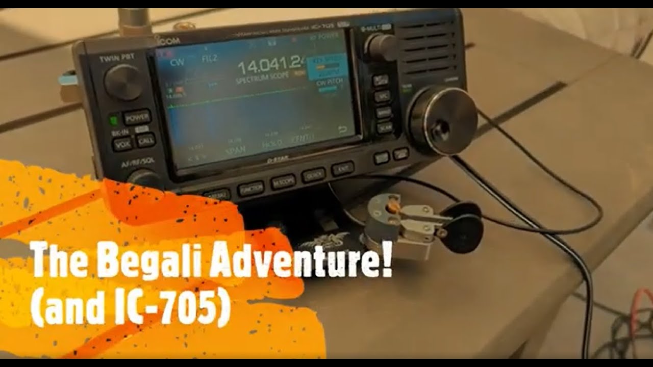 The Begali Adventure and 05 Mount for the IC-705 - YouTube