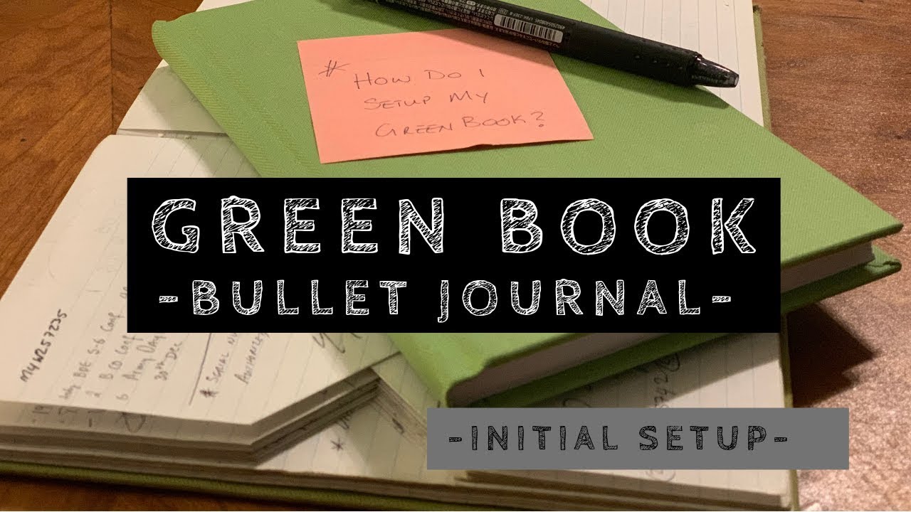 Army Green Book using Bullet Journal - YouTube