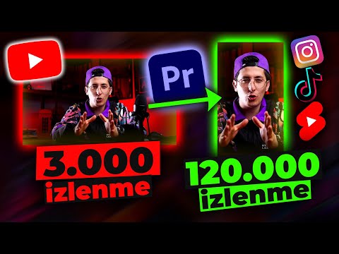 NORMAL VİDEOYU DİKEY YAPIP, 100.000 İZLENMEK! | Premiere Pro Dersleri