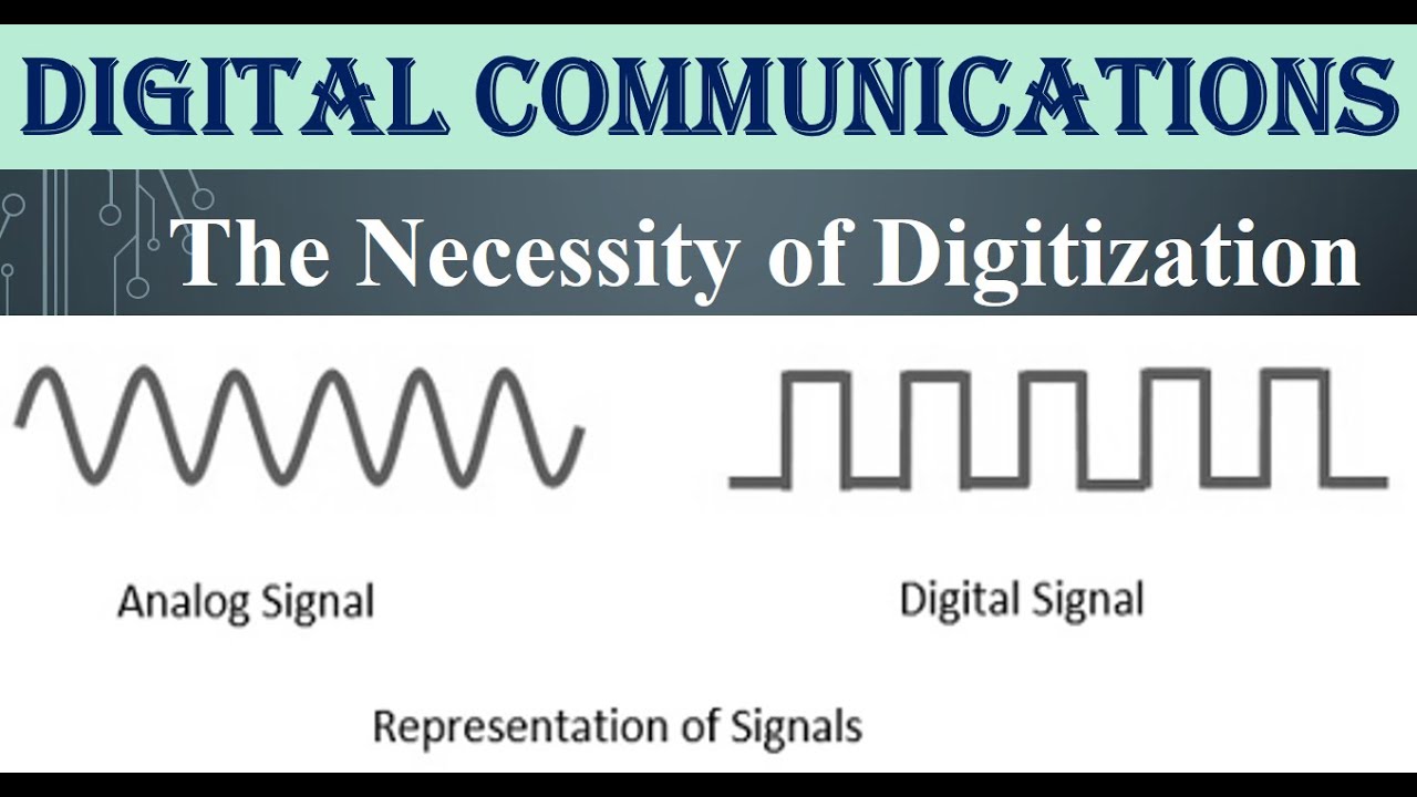 Necessity of Digitization in Digital Communication - YouTube