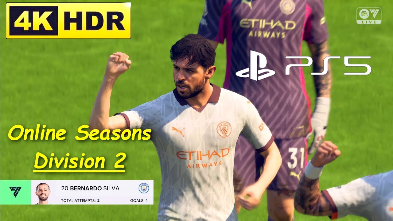 Online Seasons, Division 2, Manchester City v M. City, EA Sports FC 24 ...