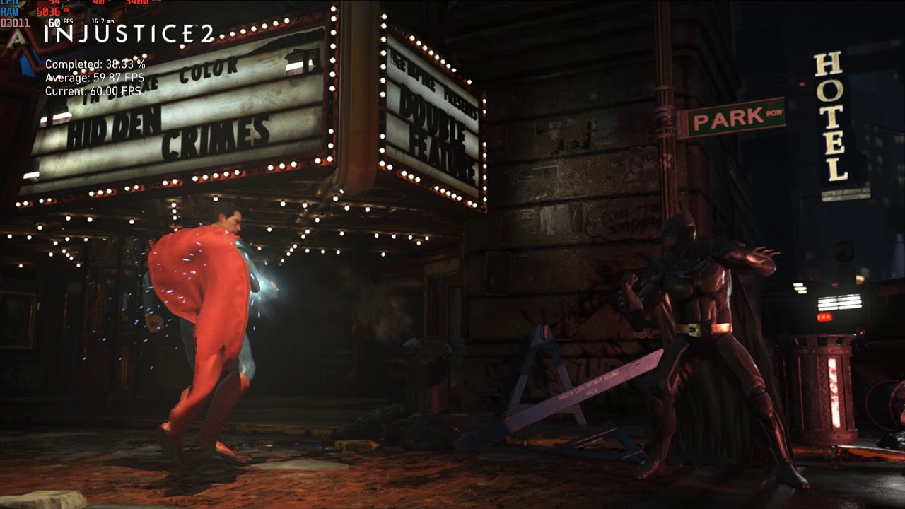 Benchmark ULTRA Injustice 2 - CORE i5 7400 + Zotac GTX 1070 Mini - YouTube