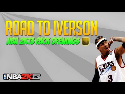 NBA 2k13 Pack Opening Road To Iverson Episode 1