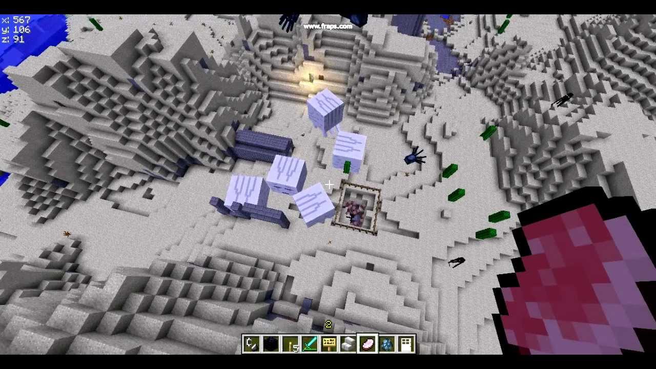 Minecraft Flying Squid!!!!! - YouTube