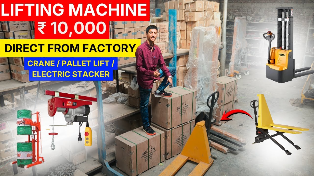 Mini Cranes, Pallet Lifters & Electric Stackers | Industrial Lifting ...