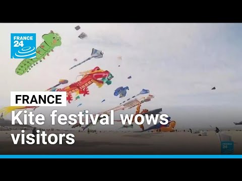 Tens of thousands flock to French kite festival as record smashed • FRANCE 24 English
