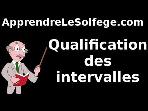qualification des intervalles - apprendre le solfège
