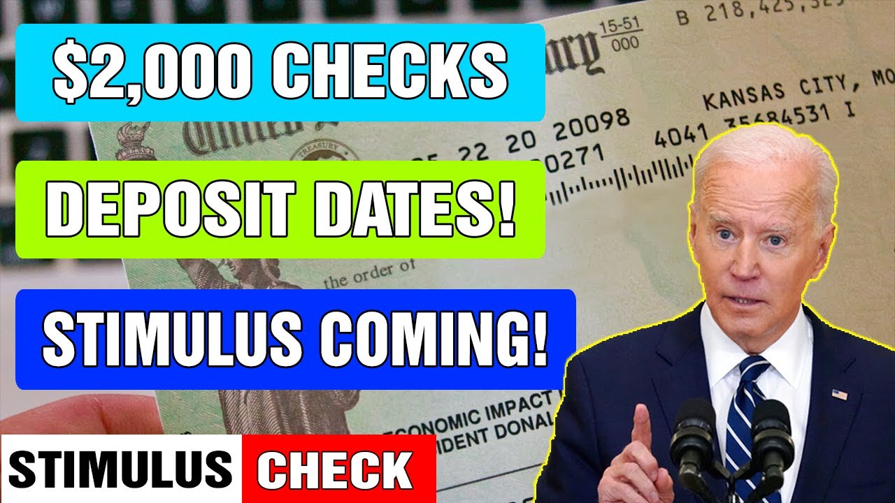 Stimulus Package Update - $2,000 CHECKS WERE PASSED! CHECK DEPOSIT ...