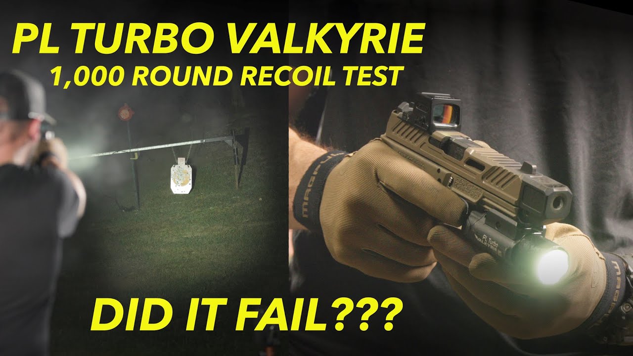 Olight PL Turbo Valkyrie 1,000 round recoil test! Did it fail??? - YouTube