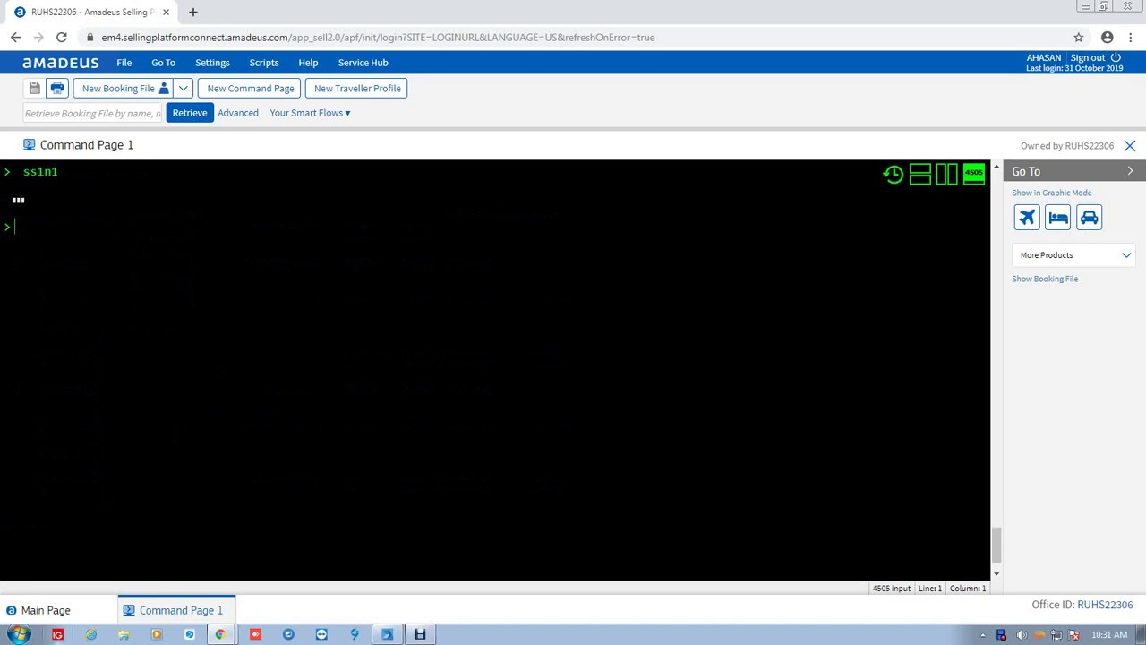 How to create a pnr in amadeus - YouTube