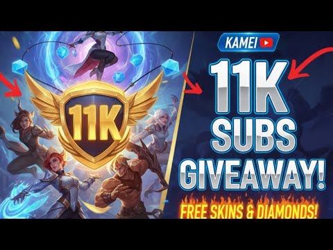 road to 11k subscribers 💪 \\ mobalegends5v5 - YouTube