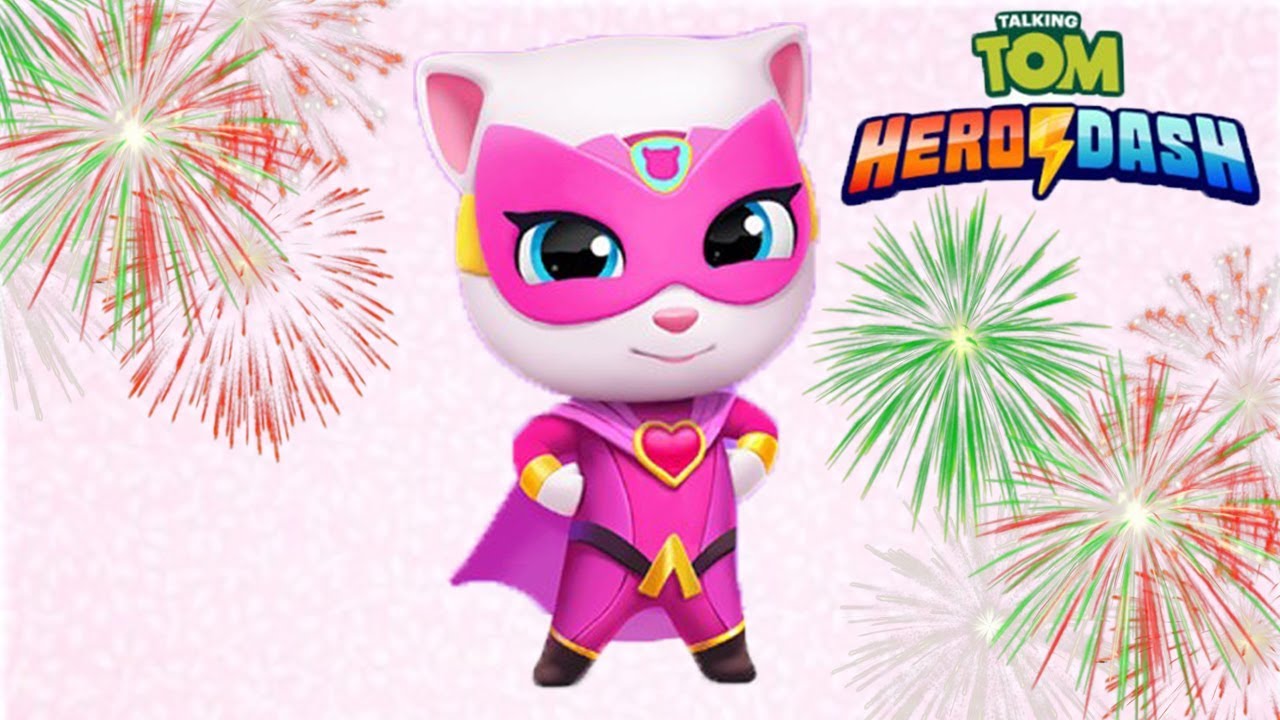Tenemos a ANGELA | Talking Tom Hero Dash | Android gameplay #2 - YouTube