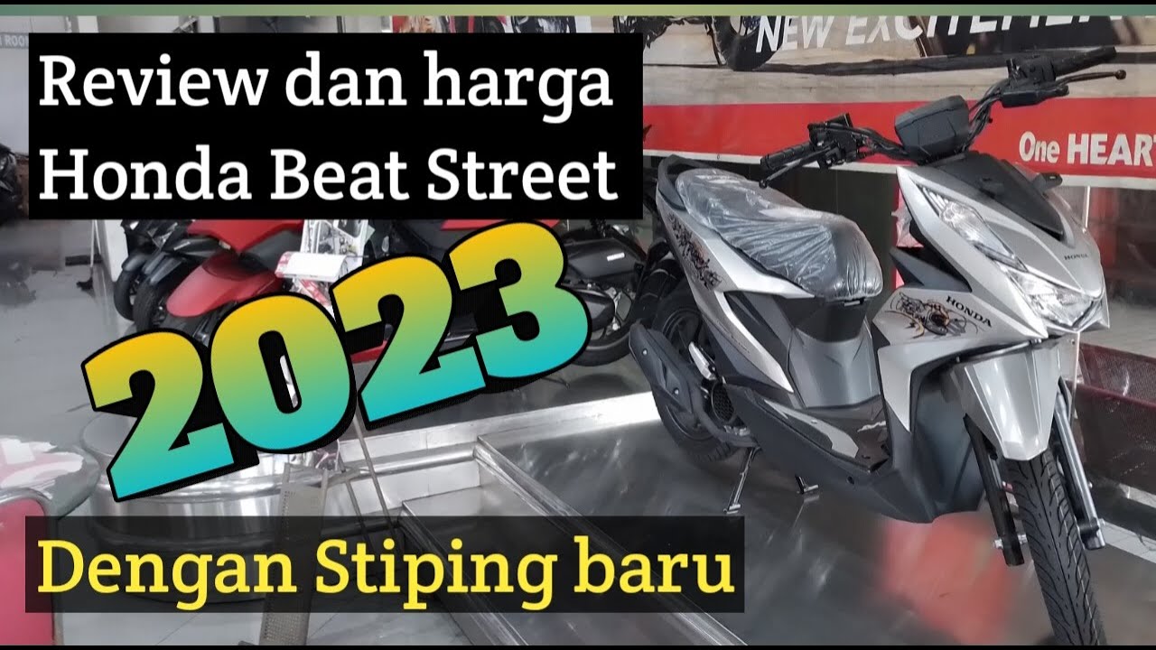 Review dan harga Honda Beat 2023 Dengan Striping baru - YouTube