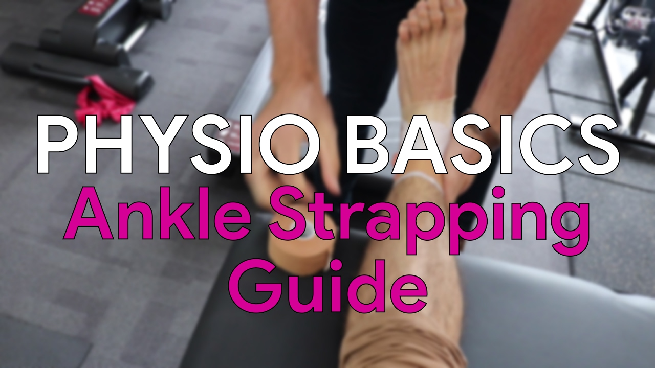 Quick Ankle Strapping Guide - YouTube