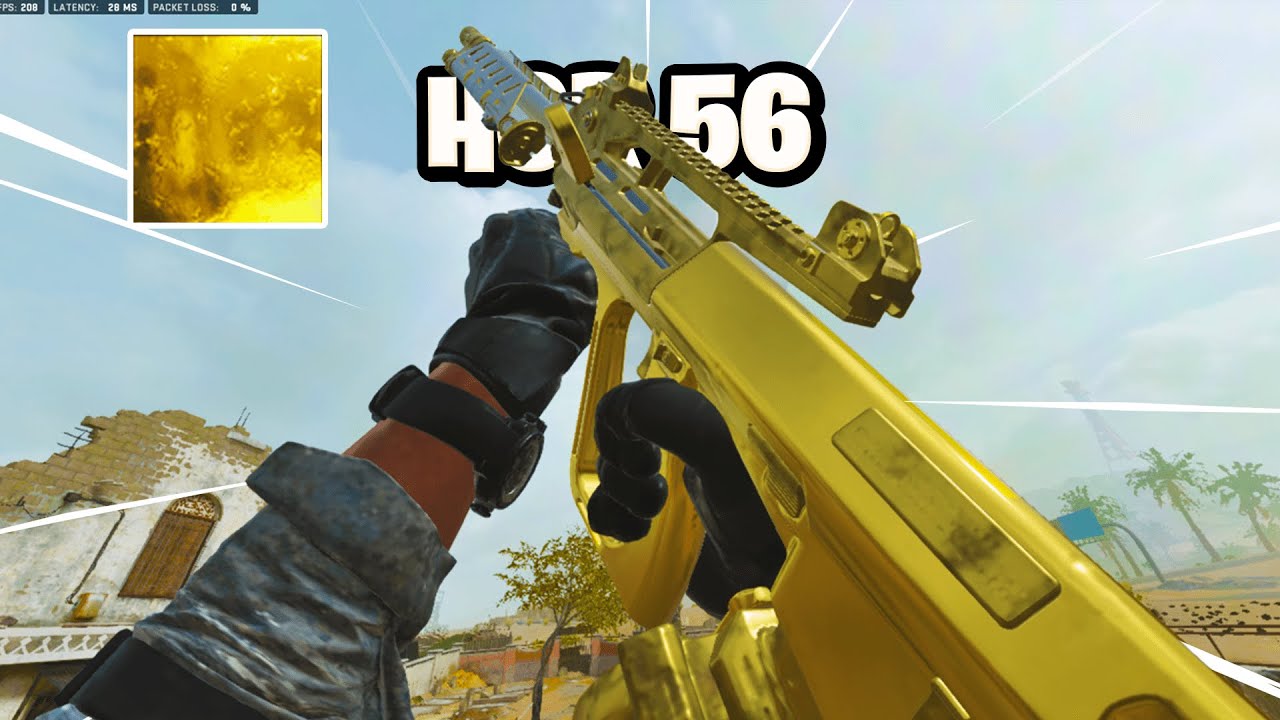 HCR 56 Gold Camo Guide | Best Class and ALL Challenges | MW2 Mastery ...