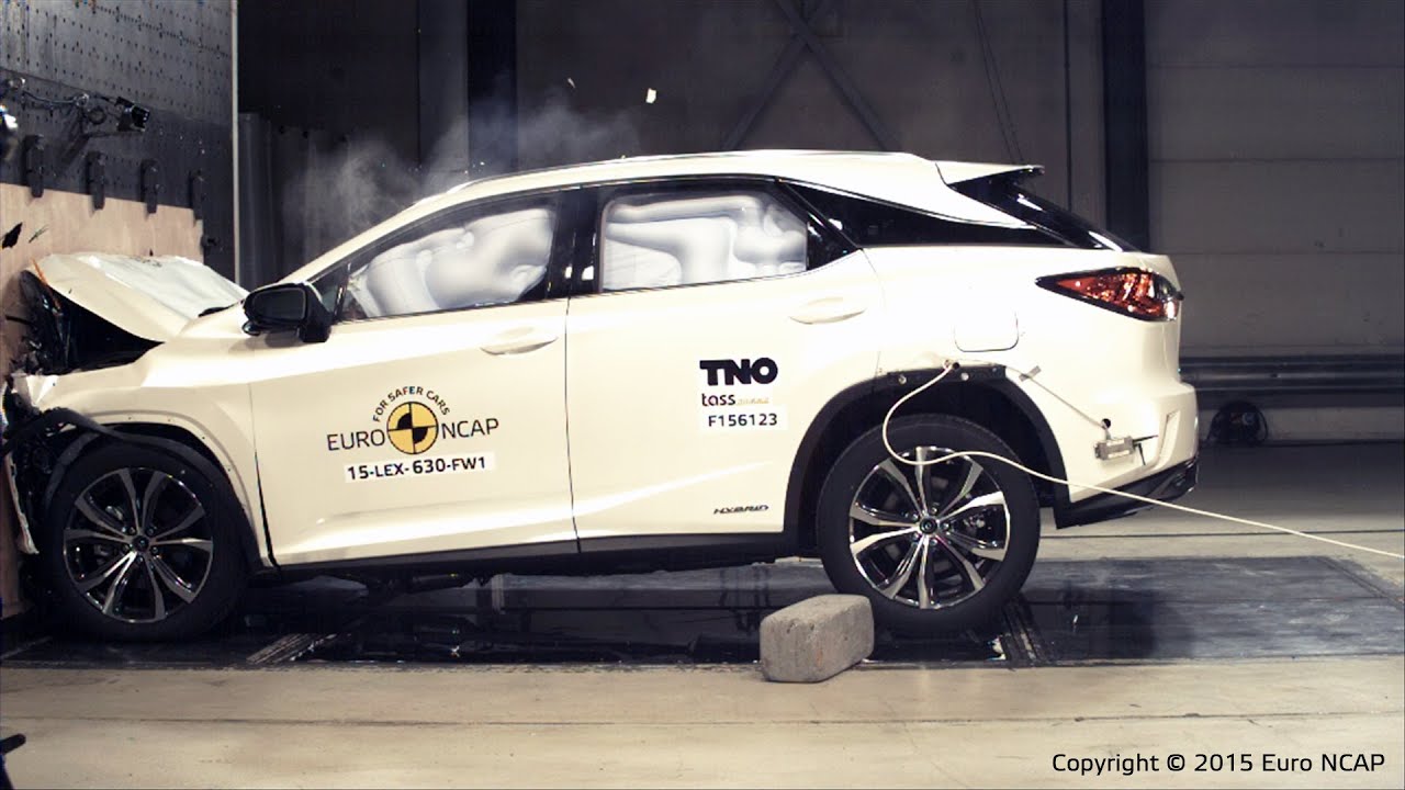 Lexus RX Crash Test Euro NCAP - YouTube