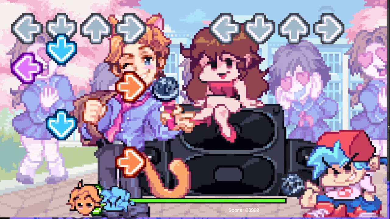 Fnf mod WIP | Catboy senpai - YouTube