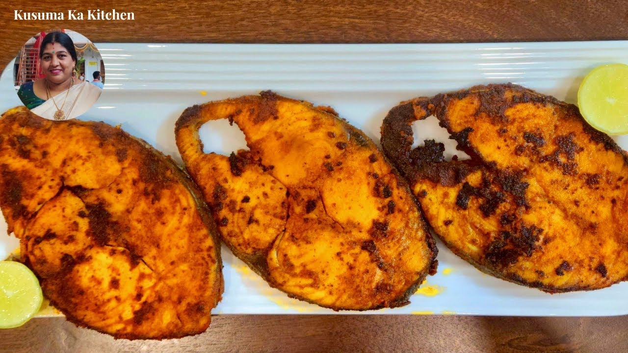 SEER FISH FRY | ANJAL FISH | EASY, TASTY AND HEALTHY | MY STYLE - YouTube