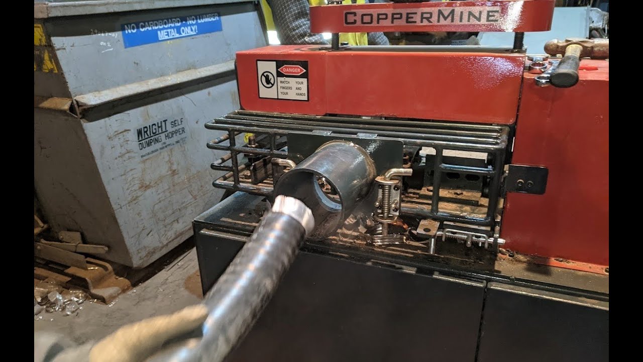 CopperMine 520 Stripping Copper Tray Cable - Part 2 - YouTube