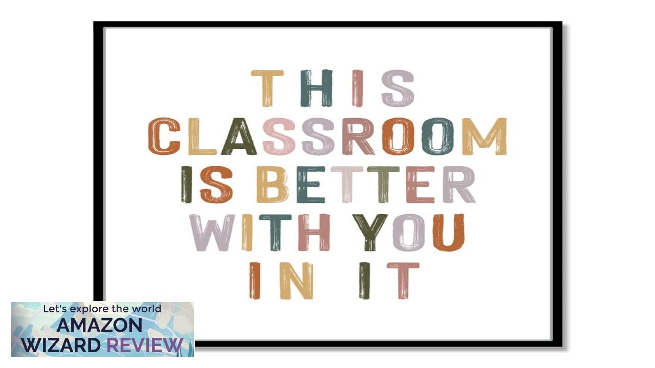This Classroom Is Better With You In It Positive Motivational Wall ...