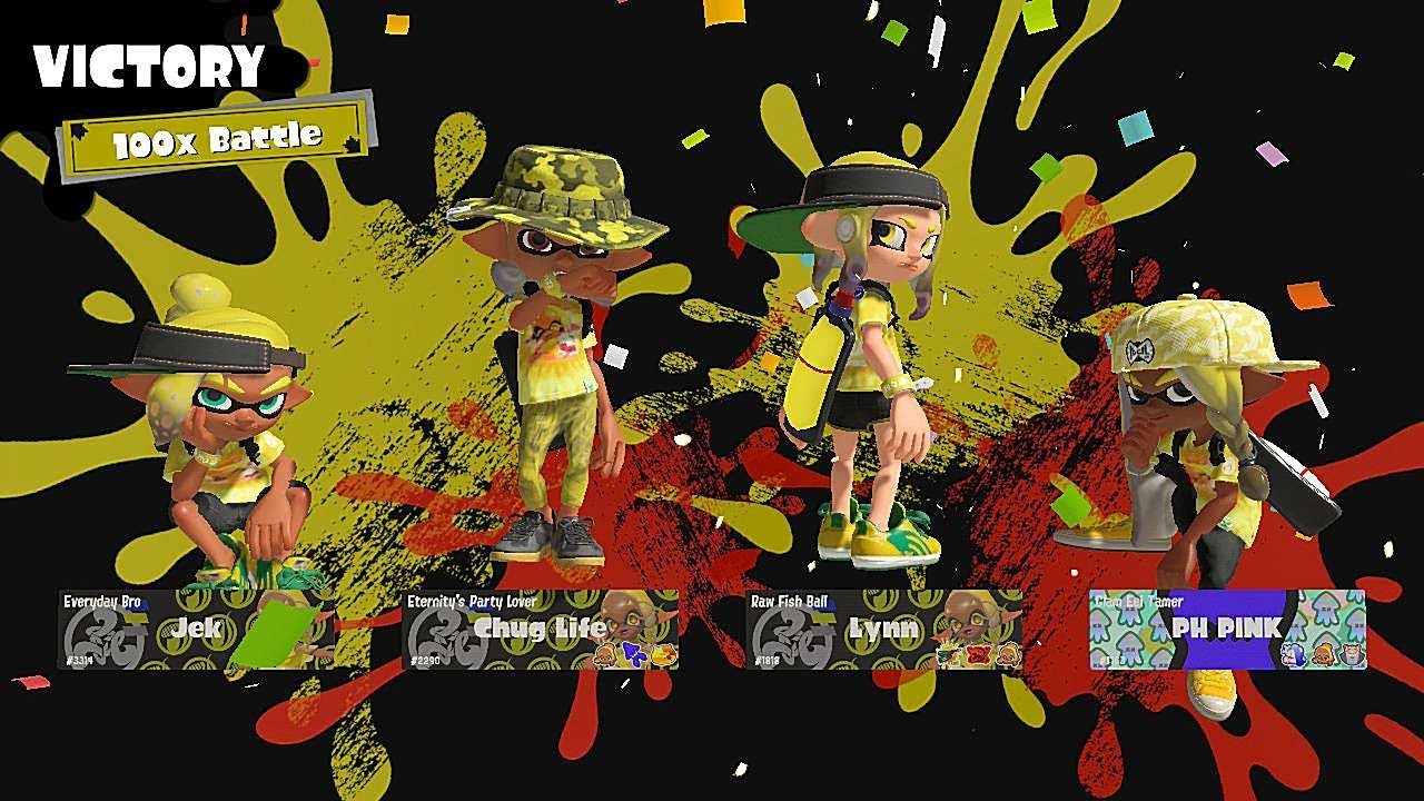 Splatoon 3- 100x Battle Team Frye #2- Anniversary Splatfest - YouTube