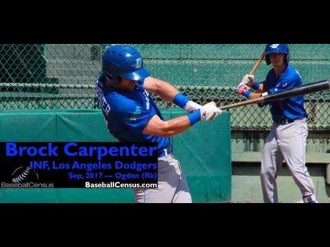 Brock Carpenter, INF, Los Angeles Dodgers - YouTube