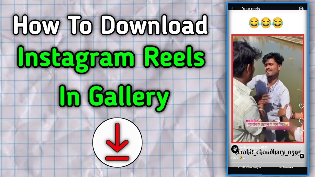 How To Download Instagram Reels In Gallery | Instagram Reels Kaise ...