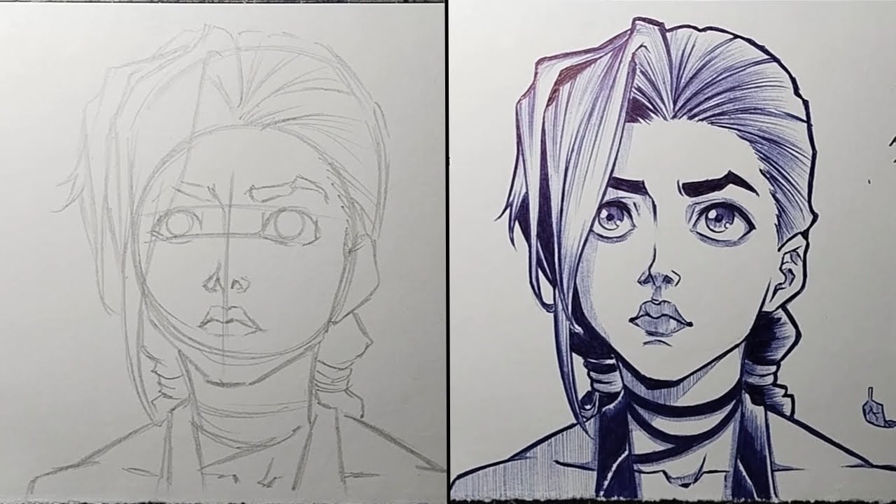 How To Draw Jynx Step By Step - [Arcane] - YouTube