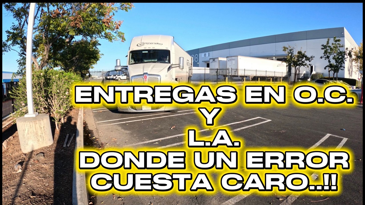 TROKERO VLOG: ASI FUE NUESTRA JORNADA EN CALIFORNIA (HACIENDO ENTREGAS ...
