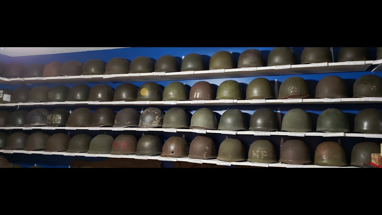 My Entire Military Helmet Collection!!! 128 Helmets!!! - YouTube