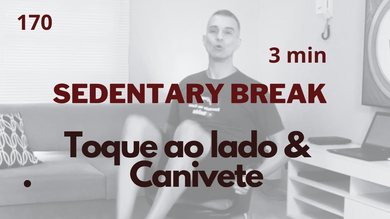 Sedentary Break - Mini pausa forte ..... levanta da cadeira! - YouTube