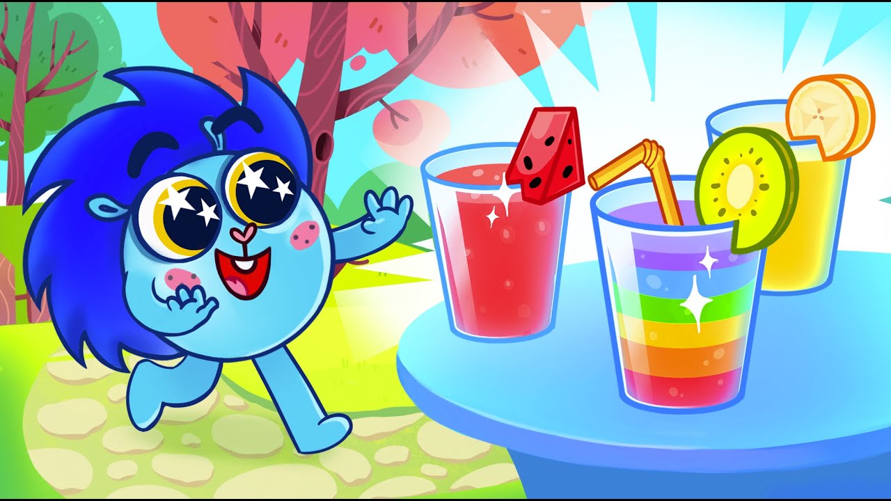 Rainbow Milkshake Song 🍹🧉😋 | Baby Zoo 😻🐨🐰🦁 Nursery Rhymes And Kids ...
