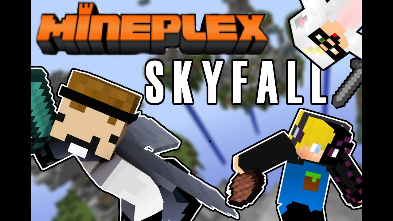 Minecraft | ELYTRA HUNGER GAMES! Mineplex SKYFALL (Beta) Funny Moments ...