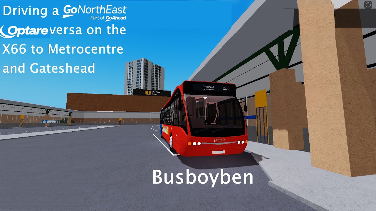 Roblox Country Ranger | Driving a Go north east Optare Versa on the X66 ...
