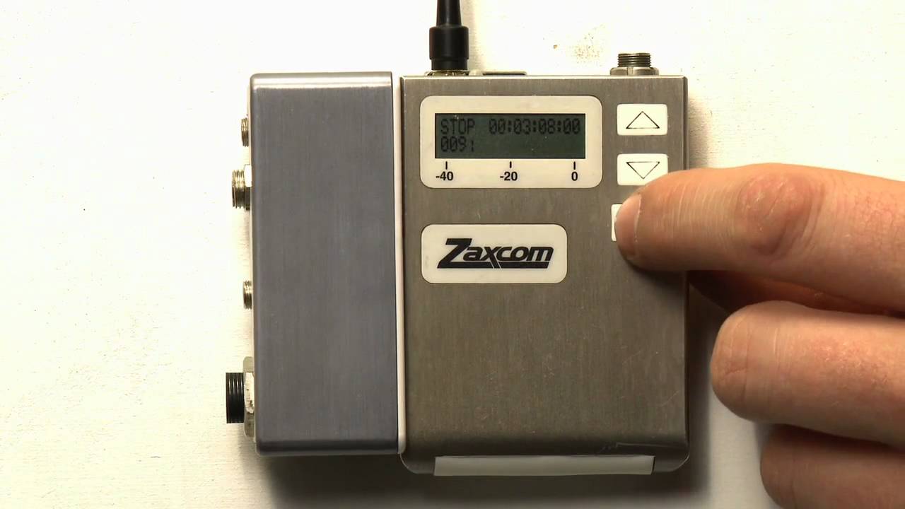 Zaxcom Digital Wireless Instruction Video - Internal Backup Recording ...
