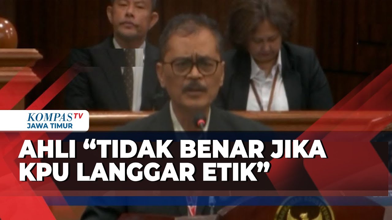 Ahli Andi Muhammad Asrun Sebut KPU Sudah Taat Hukum - YouTube