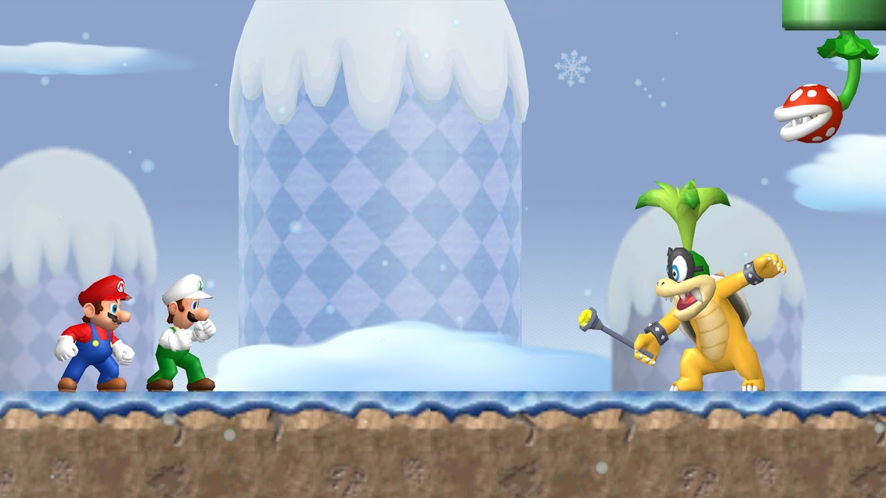 New Super Mario Bros. Ducktales Edition - 2 Player Co-Op Walkthrough ...