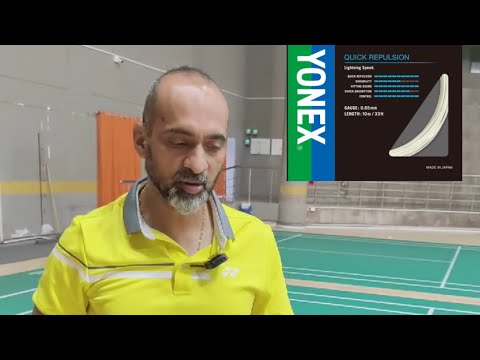 Coach Ajay Kanwar reviews the bestseller YONEX strings 💯 - YouTube