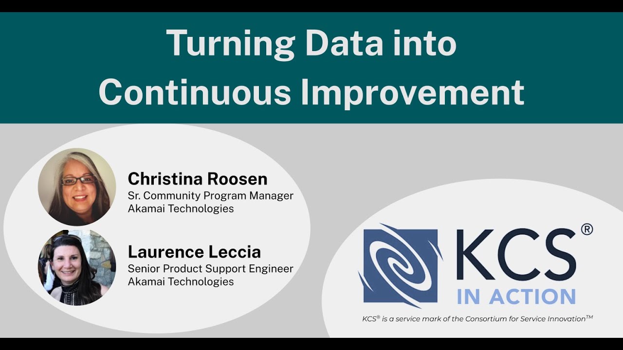 KCS in Action: Turning Data into Continuous Improvement - YouTube