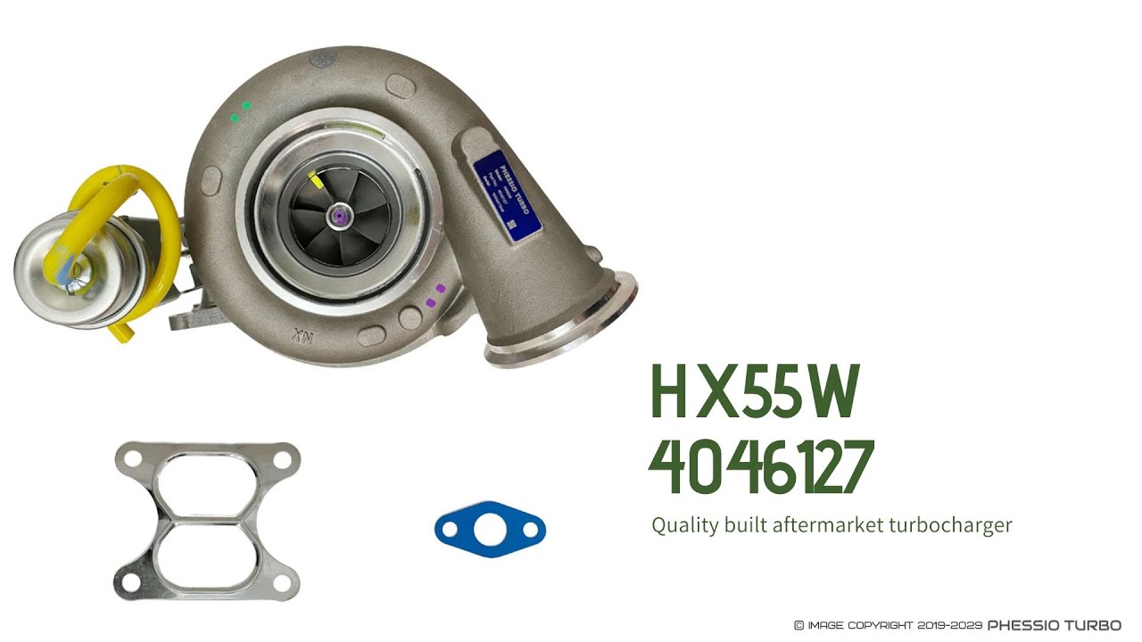 4046127 Turbo 4090042 HX55W For 15L Cummins ISX2, Signature 600 Engine ...