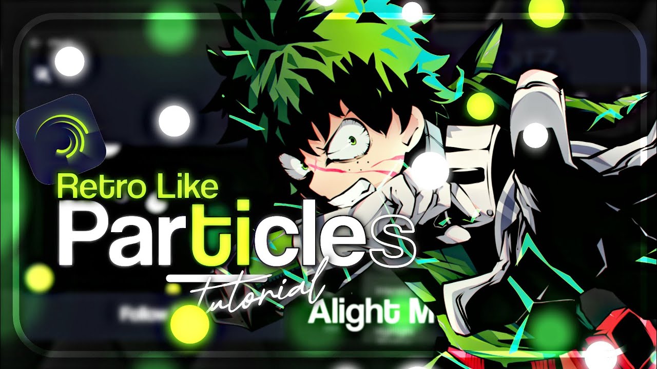 Retro Like Particles On *ALIGHT MOTION* | Tutorial - YouTube