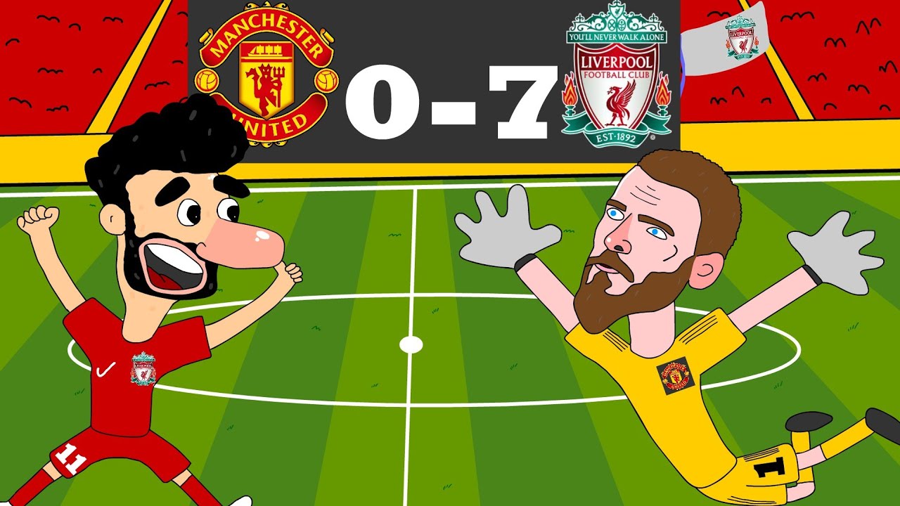 🔴 Liverpool 7 _ 0 Man United 🔥⚽ | Football Animation - YouTube