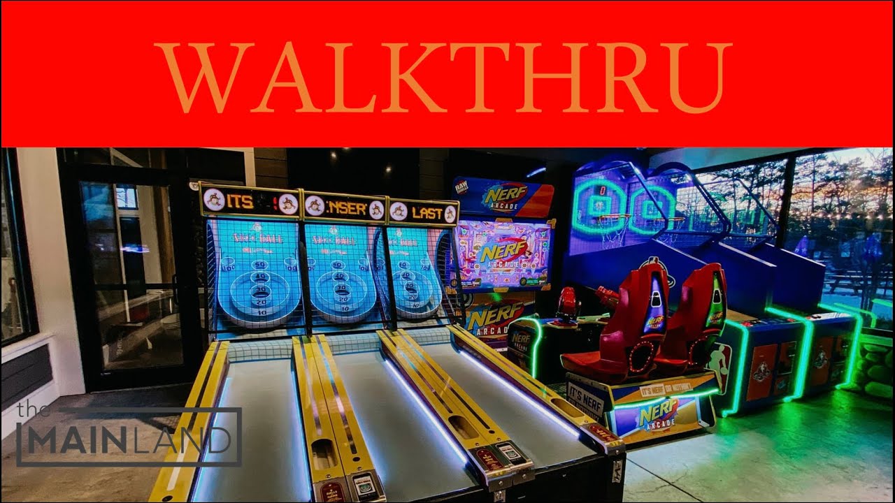 The Mainland Adventure Park Game Room - Walkthrough - YouTube