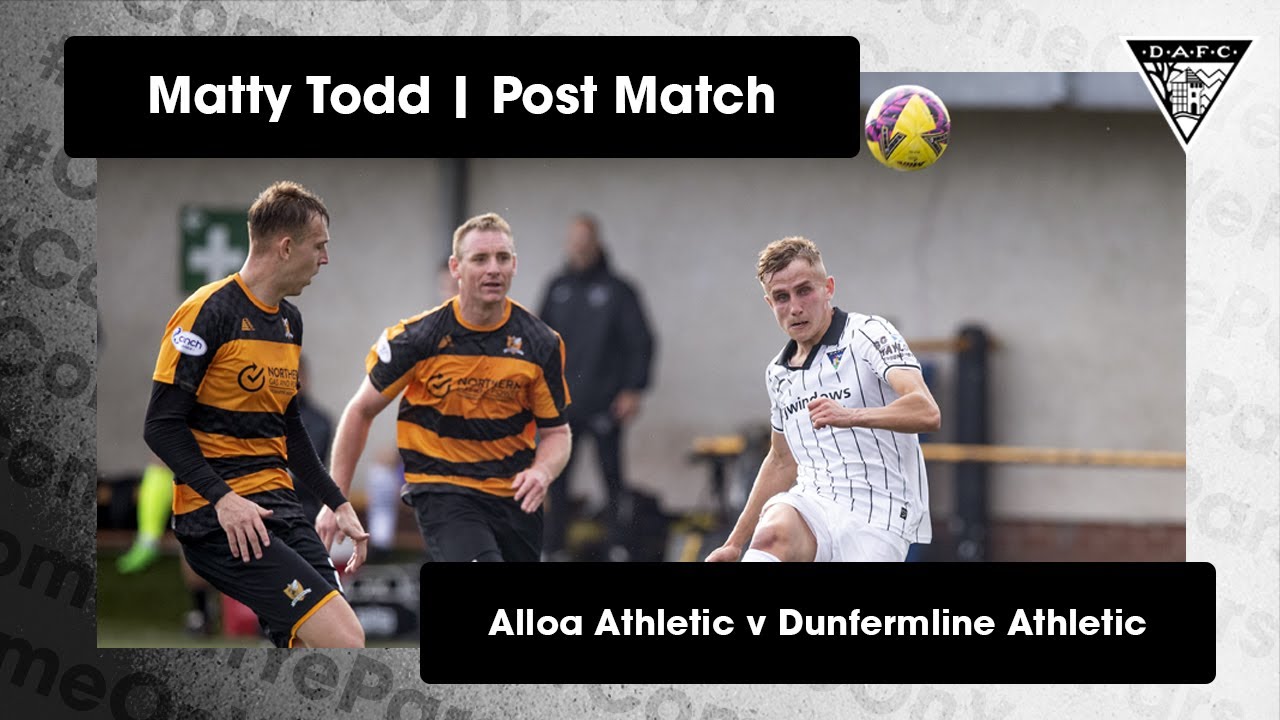 Alloa Athletic | 08/10/2022 | Matty Todd - YouTube