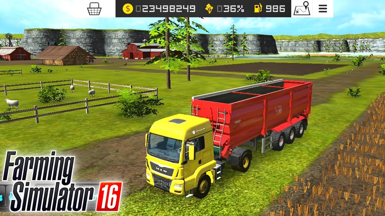 FS16, MAN Truck with Cabin in Farming Simulator 16 Gameplay | Timelapse ...