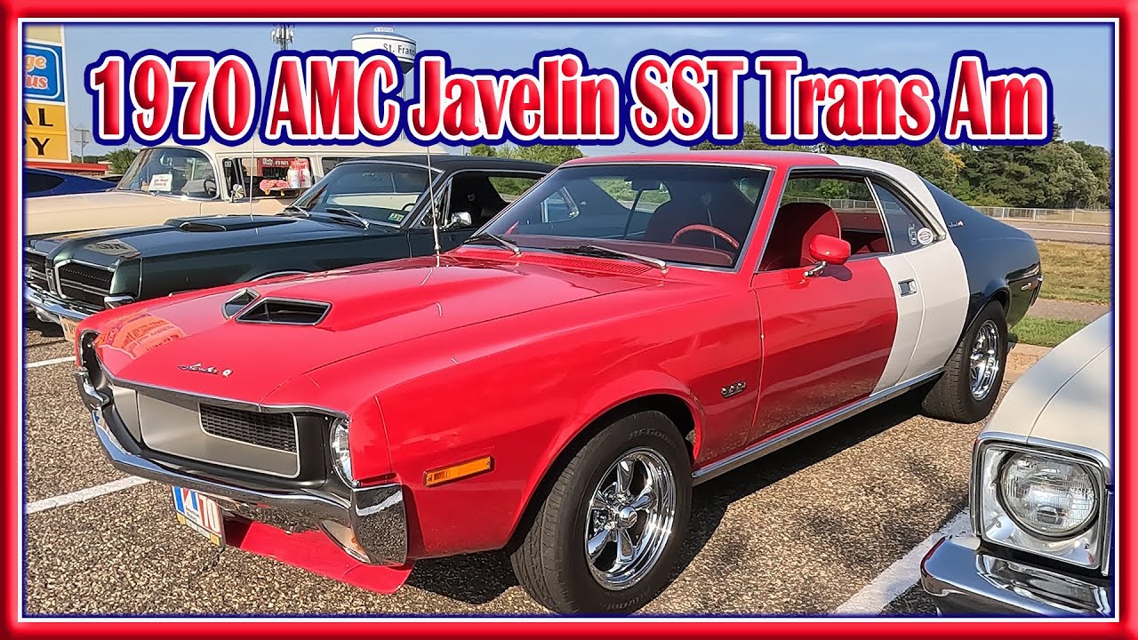 1970 AMC Javelin SST Trans Am at St Francis Classic Car Show - YouTube