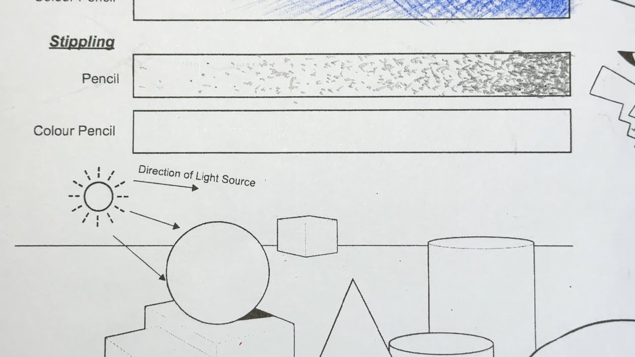 Shading with Dots - Stippling - YouTube