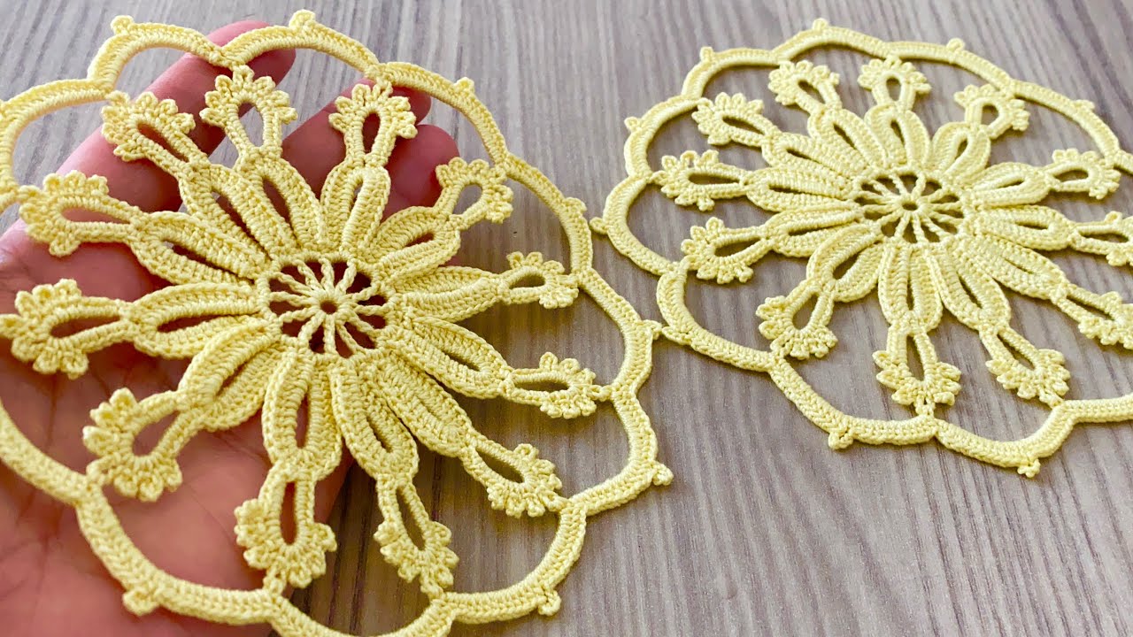 Incredibly Beautiful and Easy Crochet Pattern Flower Motif Model ...