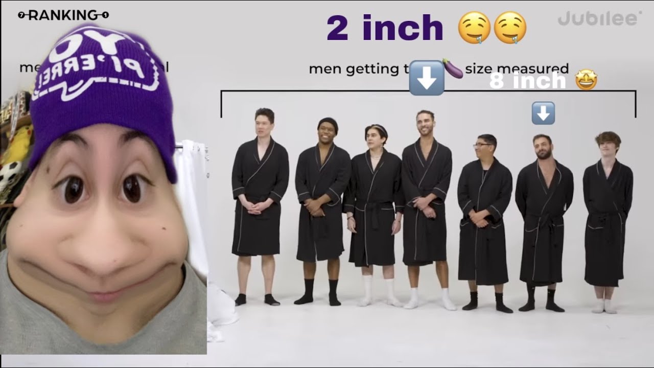 jublie men rank each other on Penile (hotdog) size ...