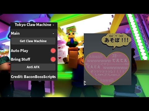 [FREE UGC] Tokyo Claw Machine OP SCRIPT (AUTO FARM PRIZE) - YouTube